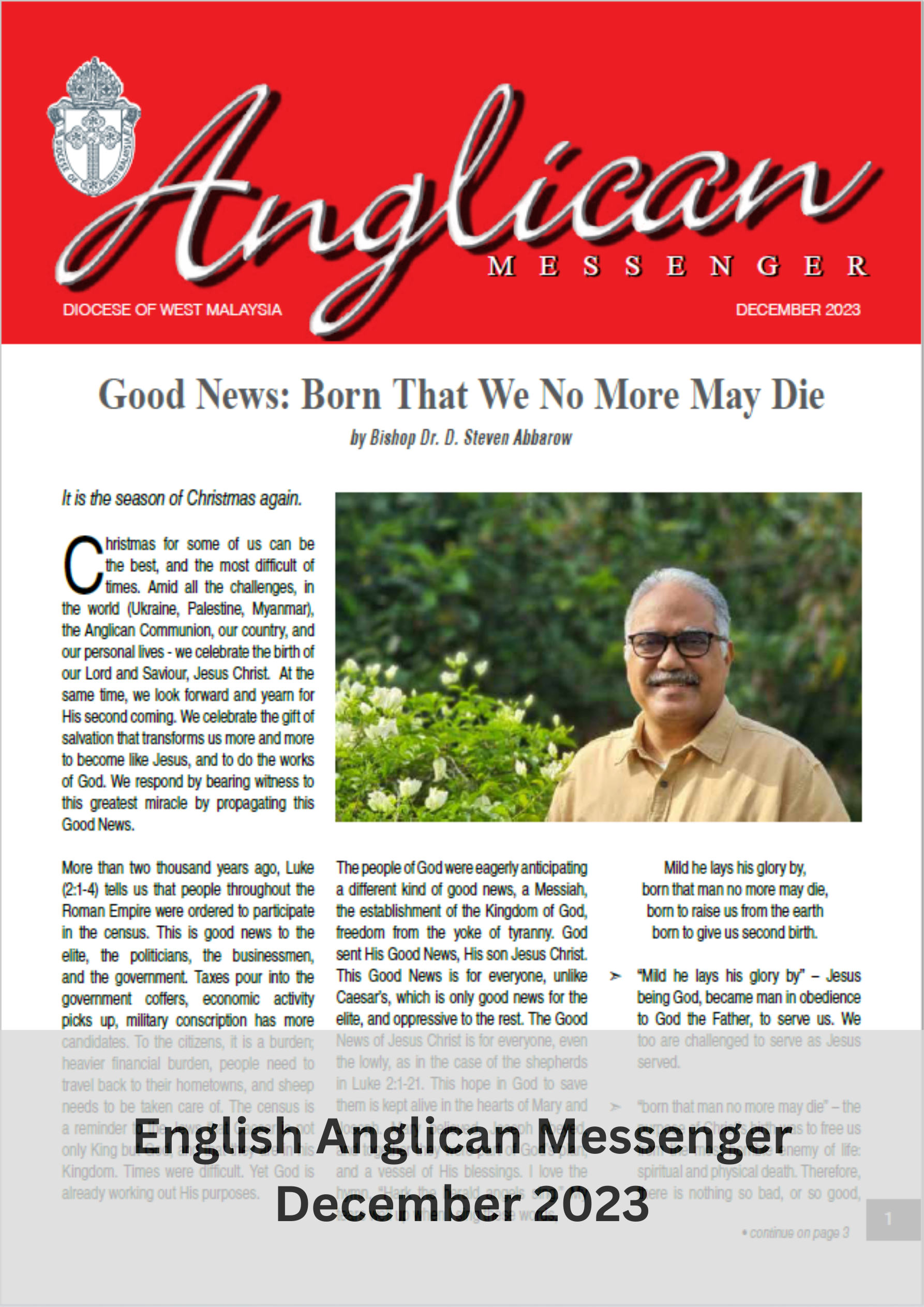 Resources & Publications - The Anglican Diocese of West Malaysia